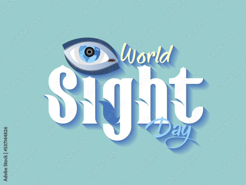 World sight day. Sight day vector illustration. Fully editable. Stock ...