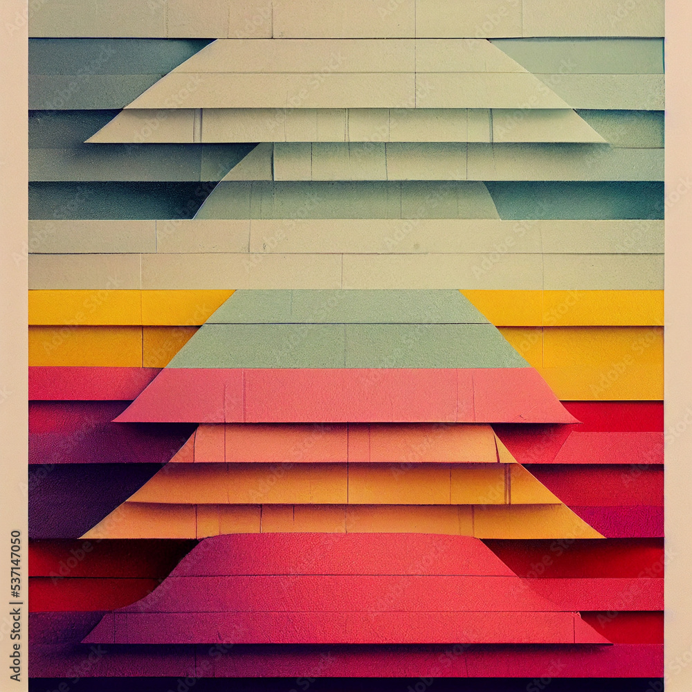 Ilustrace „Beautiful bright collage aesthetic, paper composites, mixed ...