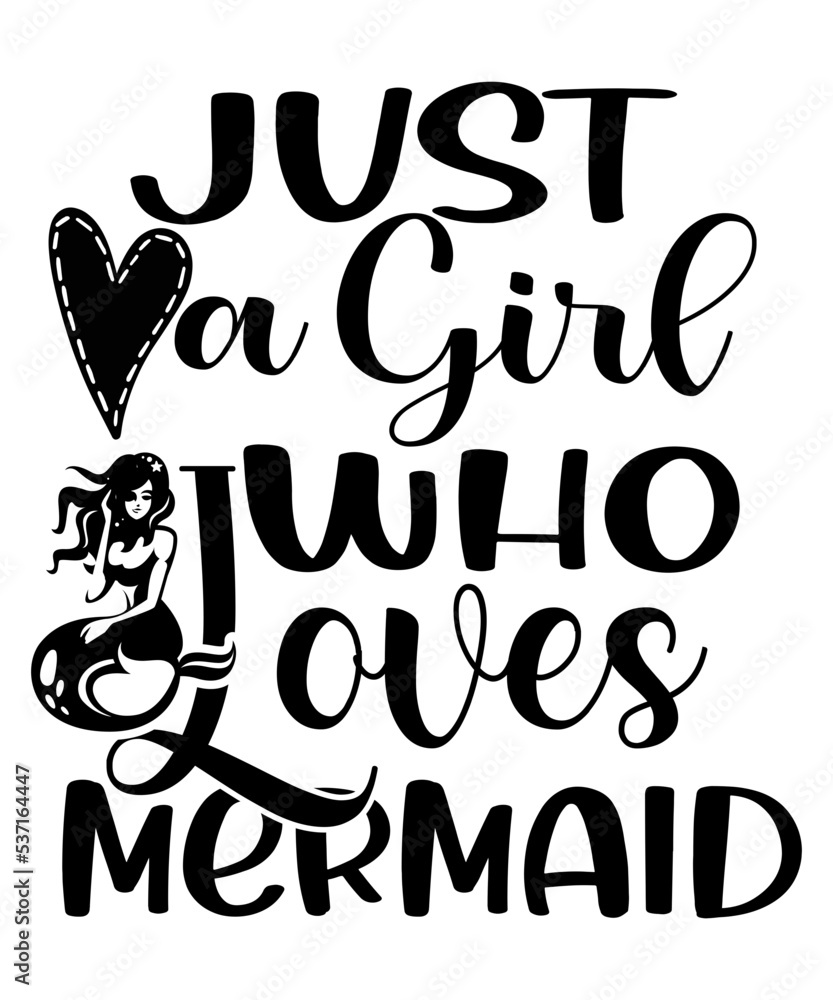 Mermaid Bundle Svg Mermaid Svg Bundle Mermaids Svg Cute Mermaids