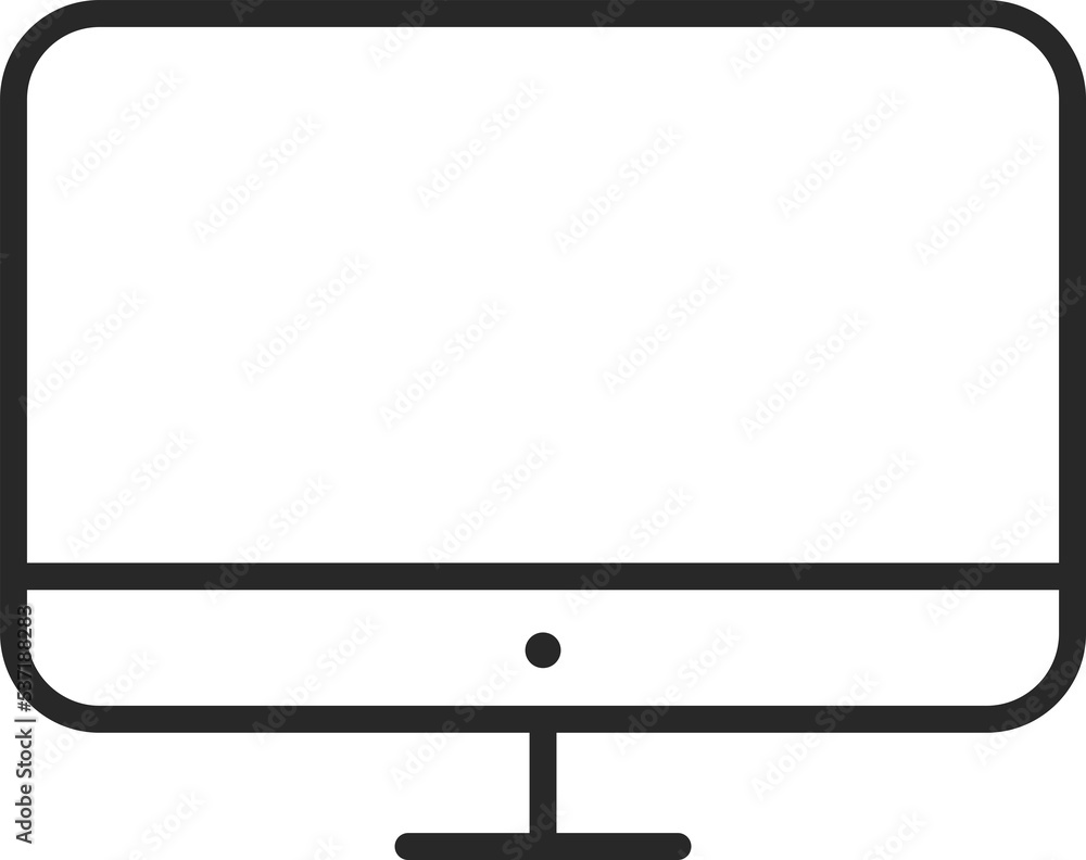 Monitor screen png icon. Transparent computer screen png icon in ...