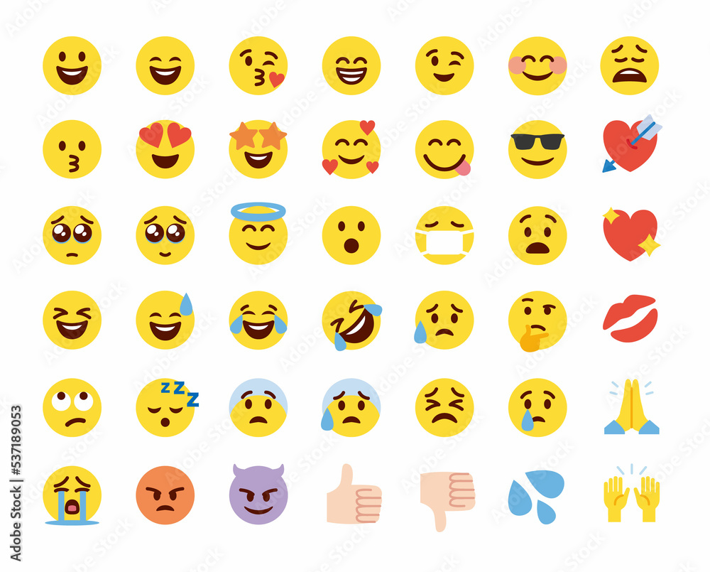 絵文字の素材 Stock Illustration | Adobe Stock