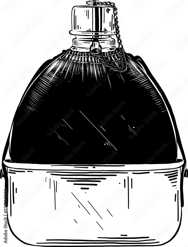 PNG engraved style illustration for posters, decoration and print. Hand ...