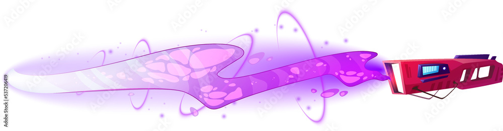 Cartoon futuristic blaster Stock Illustration | Adobe Stock