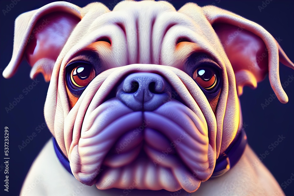 a close up picture of a dog's face with brown eyes, a dog's face with ...