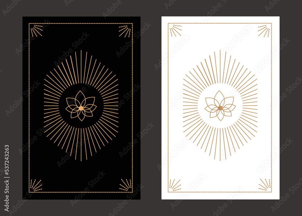 Tarot cards. Mystical esoteric symbols. magic sign illustration ...