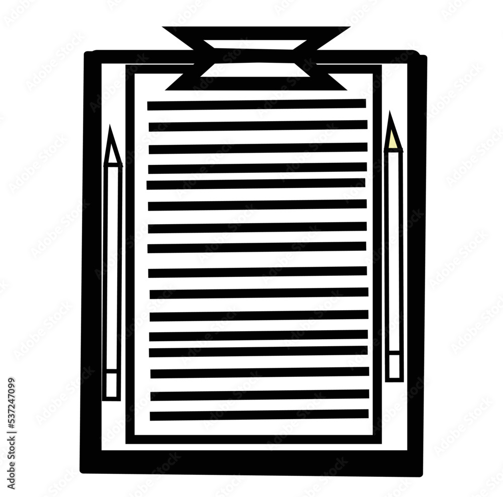 Exam board black and white with 2 pencils design. graphic source stock ... Exam board black and white with 2 pencils design. graphic source stock ...