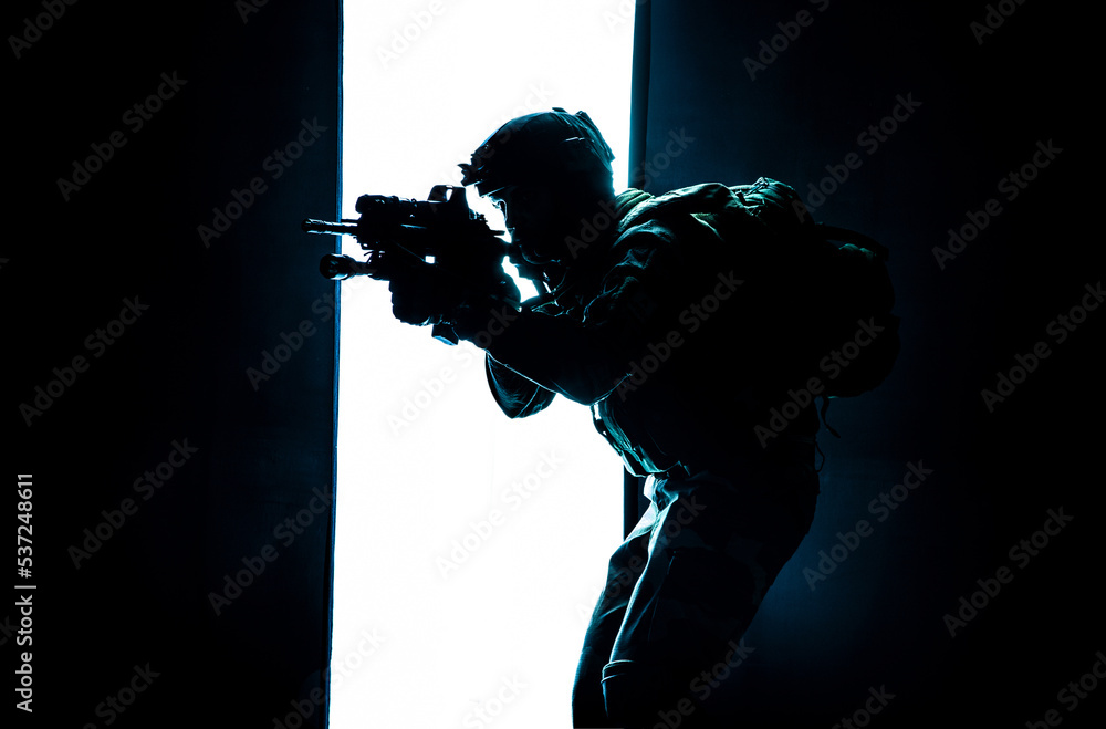 Foto de Paratroopers of french 1st Marine Infantry Parachute Regiment ...