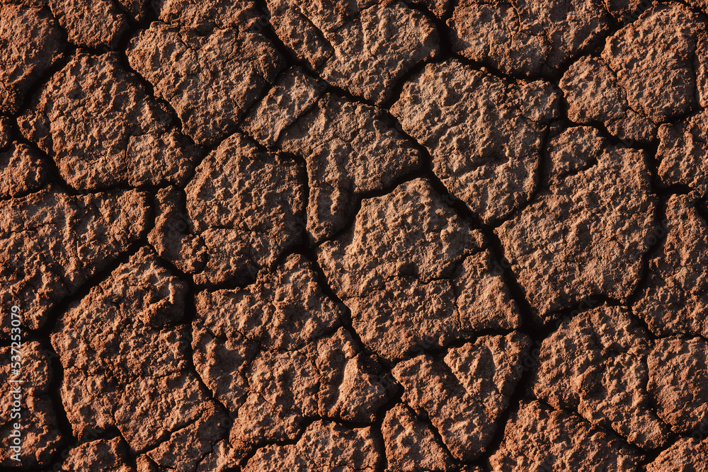 Desert. View of a beautiful cracks in the ground. texture, deep crack ...