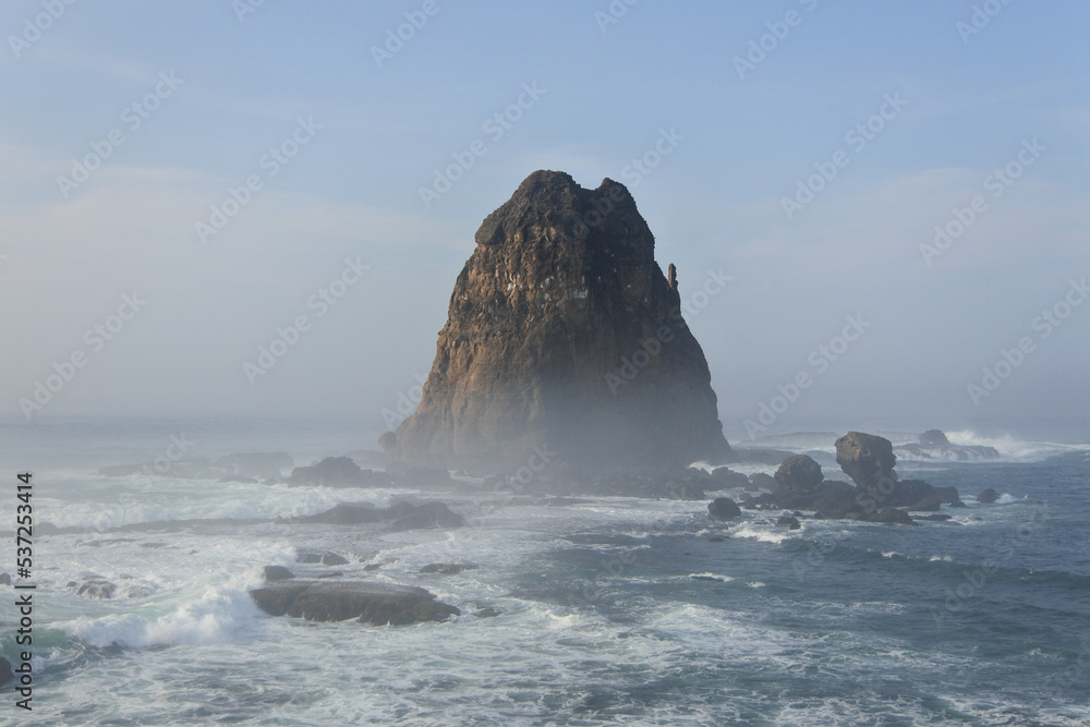 Beautiful landscape around Papuma beach in Jember, East Java, Indonesia ...