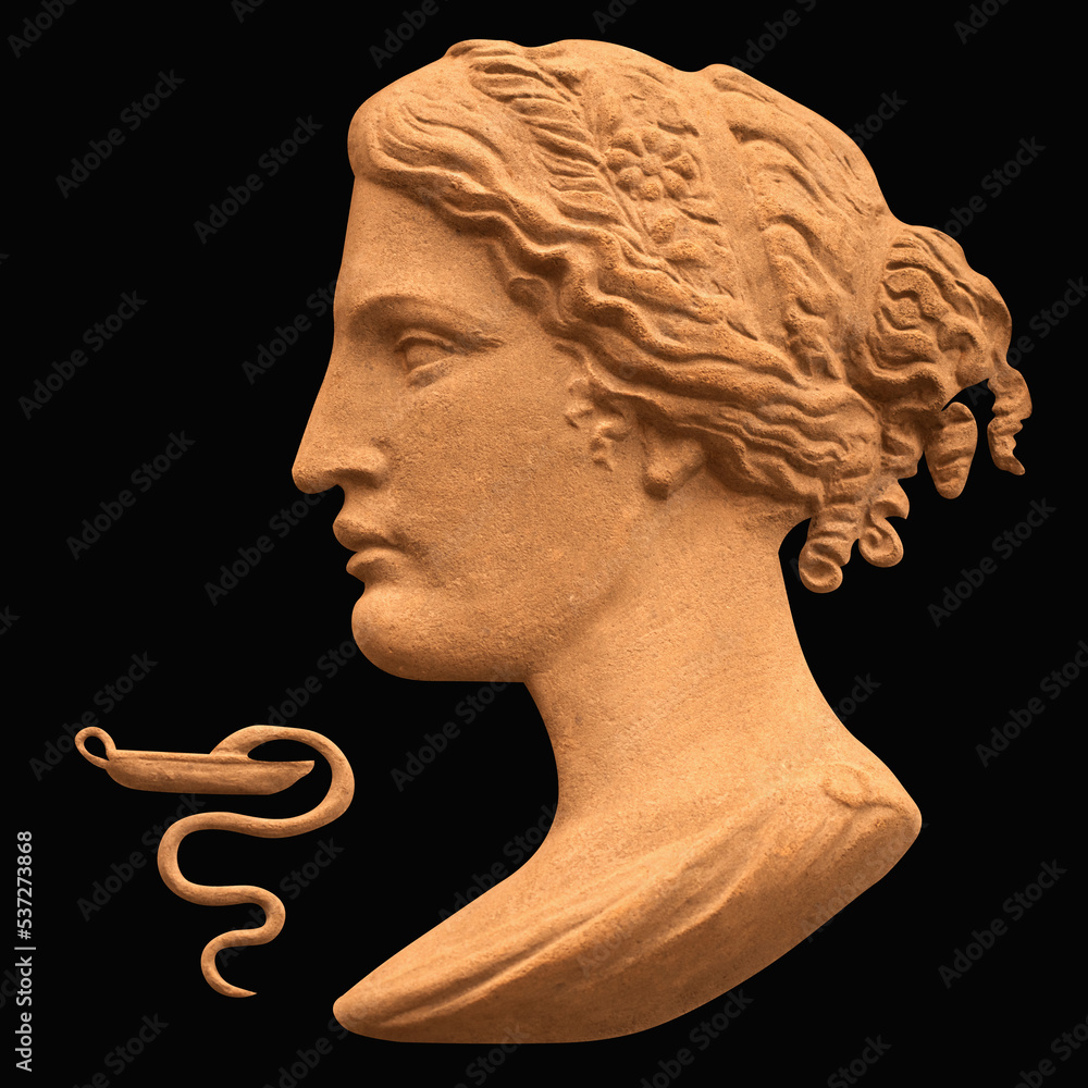 Goddess Gig. In ancient Greek mythology goddess gives people health ...