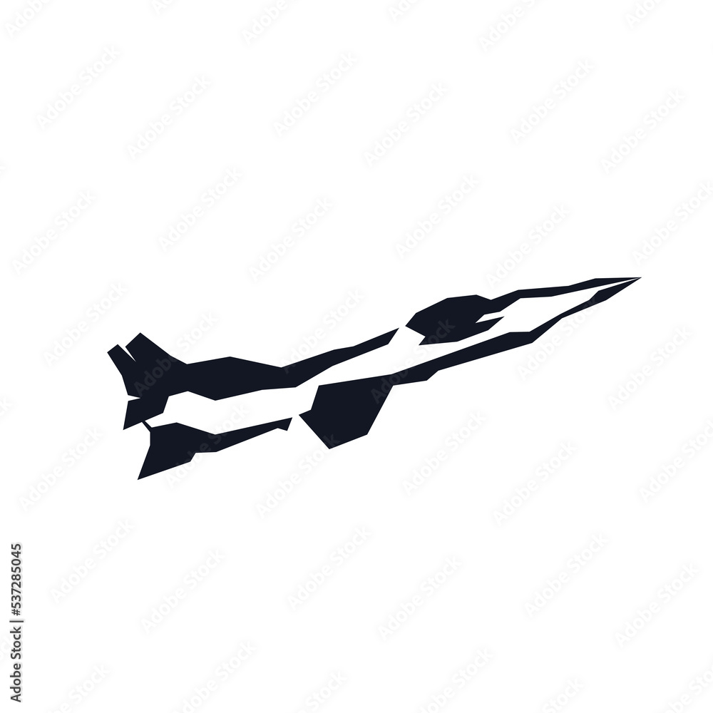 Combat battle aircraft logo icon sign Airplane bomber fighter symbol ...