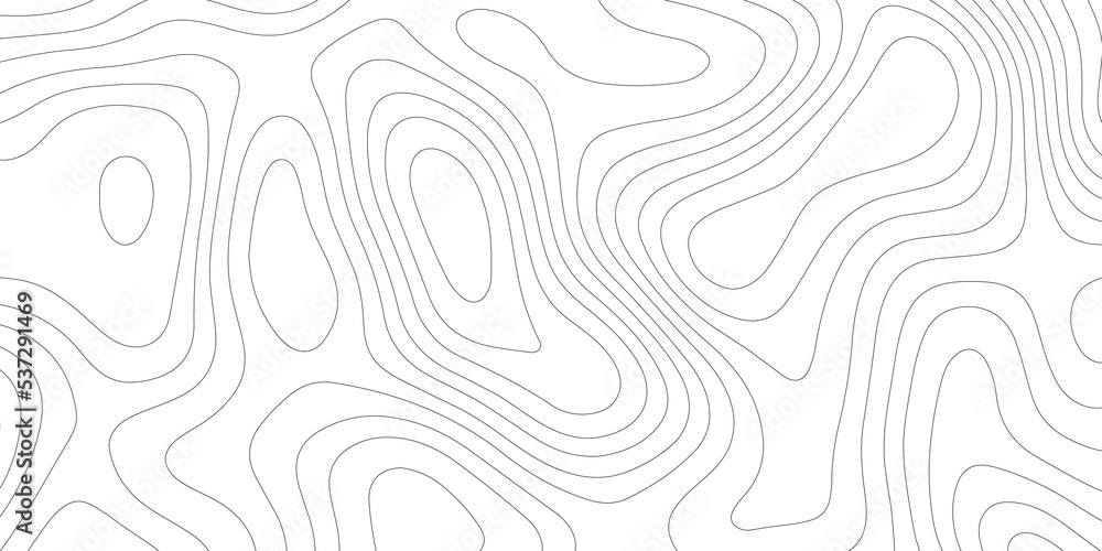 Topographic contour map. Vector cartography illustration. Topography ...