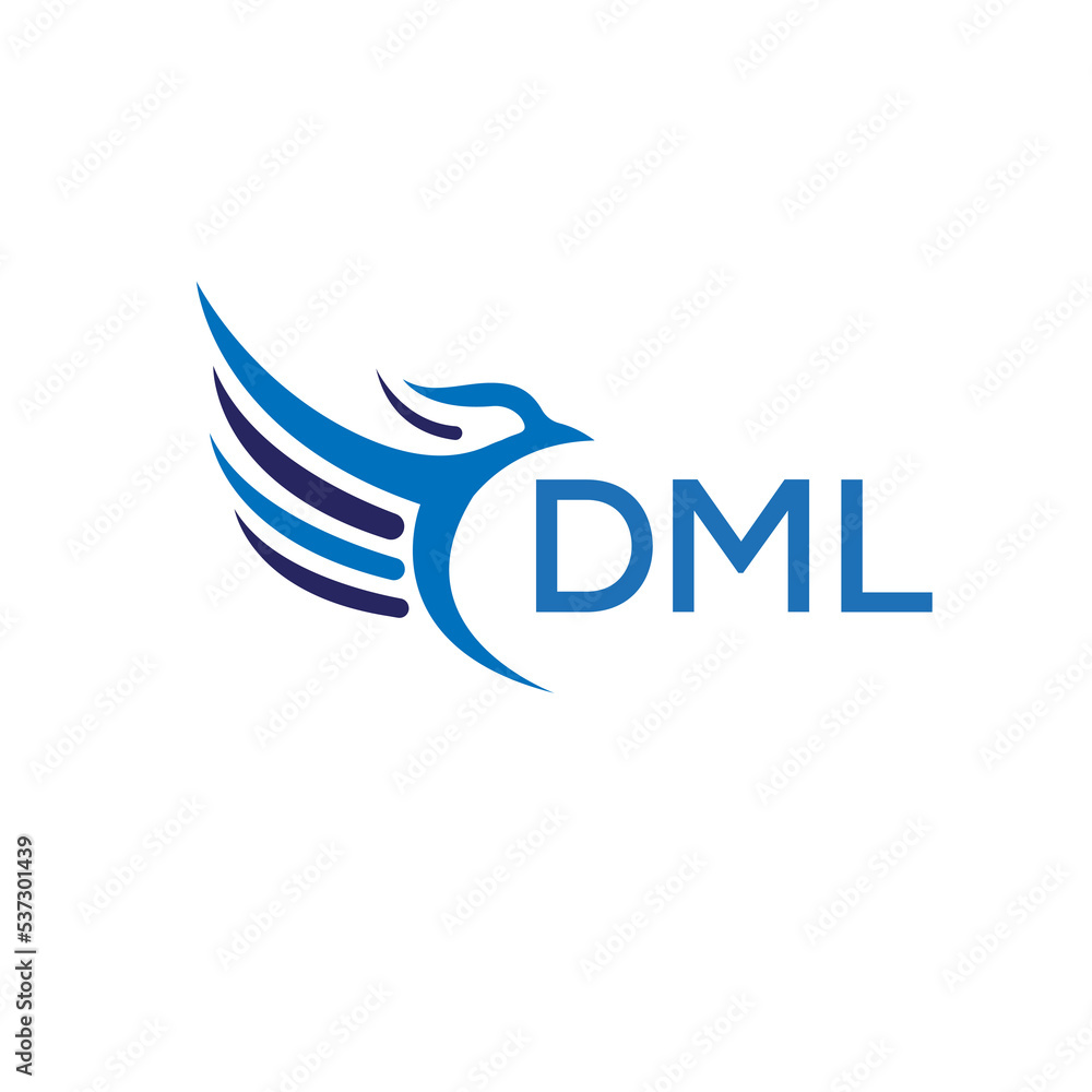 DML letter logo. DML letter logo icon design for business and company ...