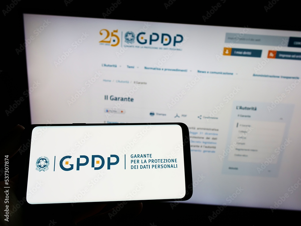 Stuttgart, Germany - 09-30-2022: Person holding smartphone with logo of ...