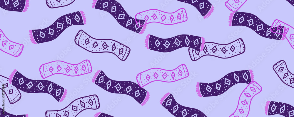 fill and outline shawl or scarf seamless pattern wallpaper background header Stock Illustration ...