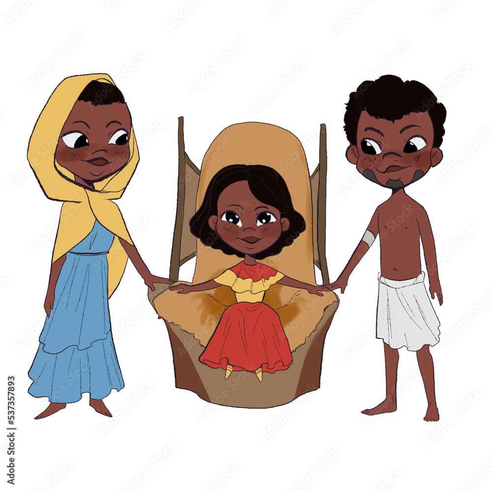 cartoons africans Stock Illustration | Adobe Stock