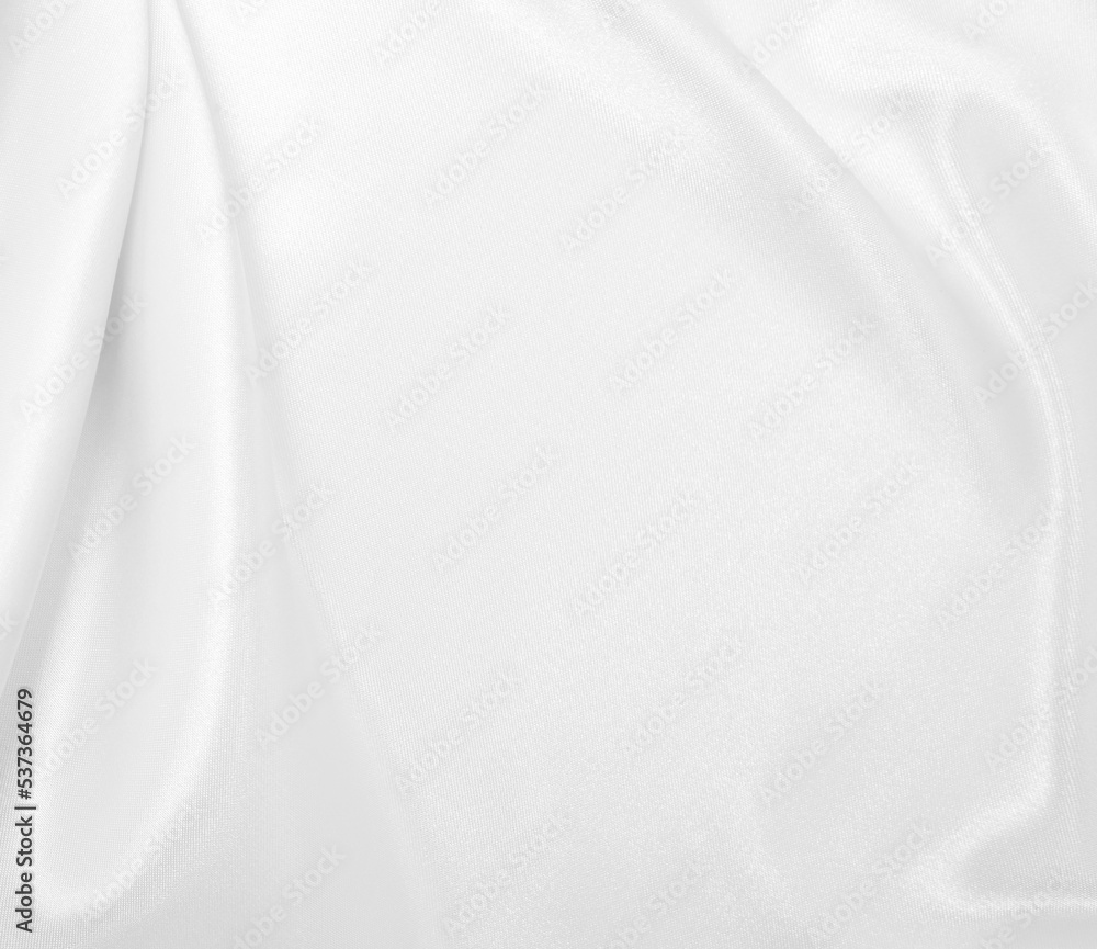 Smooth elegant white silk or satin luxury cloth texture as wedding ...