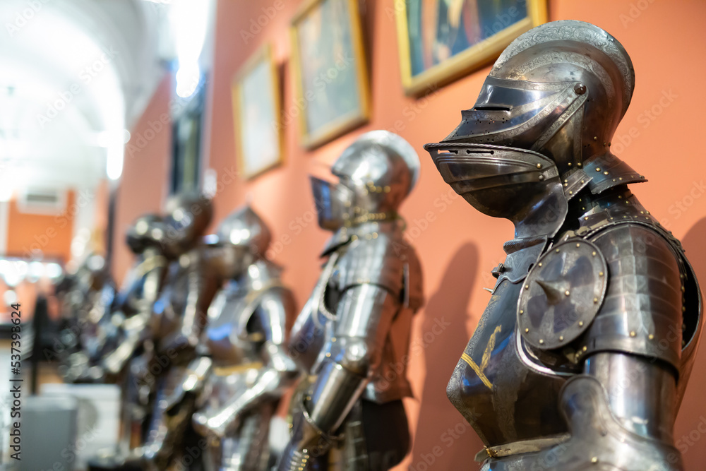 VIENNA, AUSTRIA - JANUARY 29, 2022: Collection of military and ...