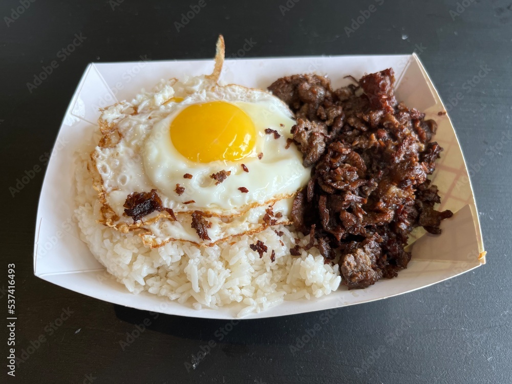 Beef Tapa Silog (Filipino Breakfast) Stock Photo | Adobe Stock