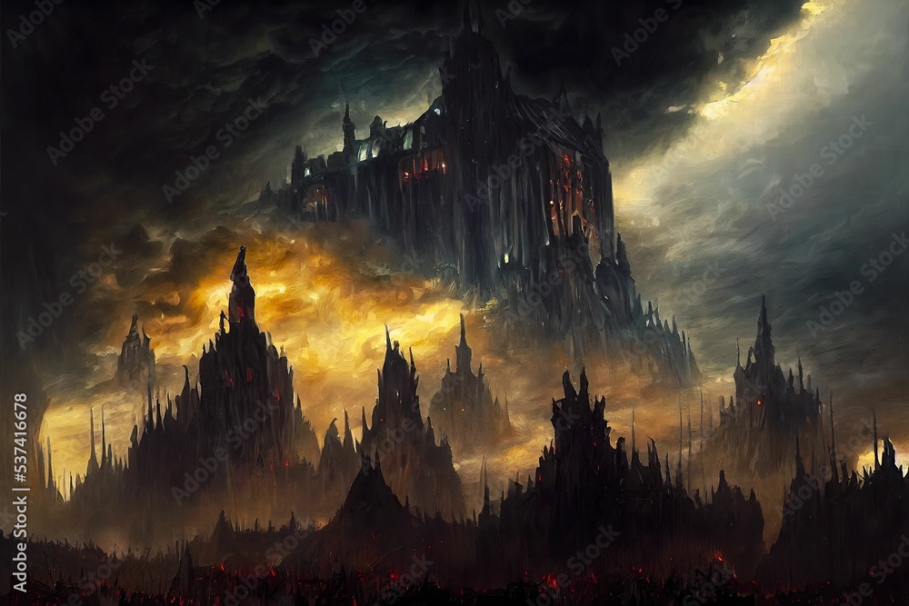 Fantasy battle war illustration art digital artwork dark sci-fi epic ...