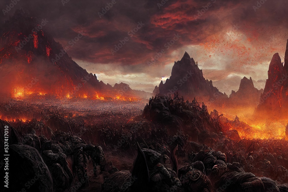 Fantasy battle war illustration art digital artwork dark sci-fi epic ...