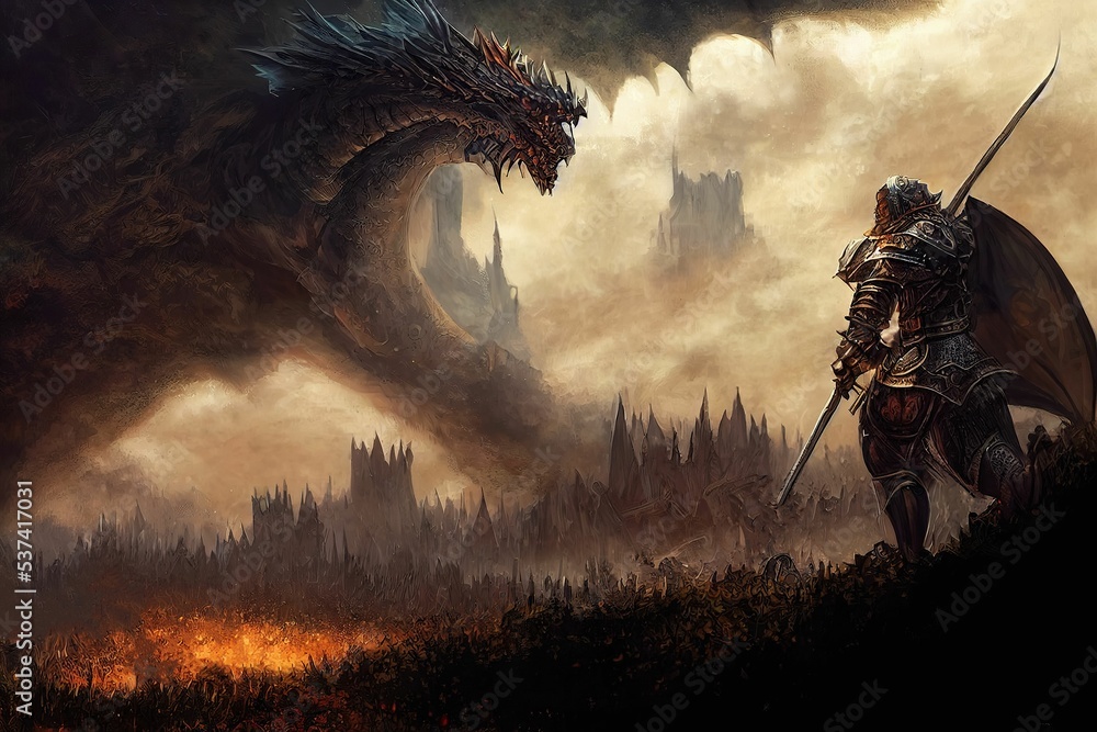 Fantasy battle war illustration art digital artwork dark sci-fi epic ...