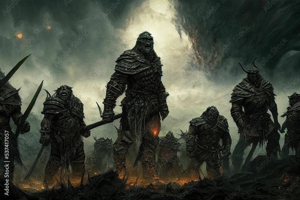 Fantasy battle war illustration art digital artwork dark sci-fi epic ...