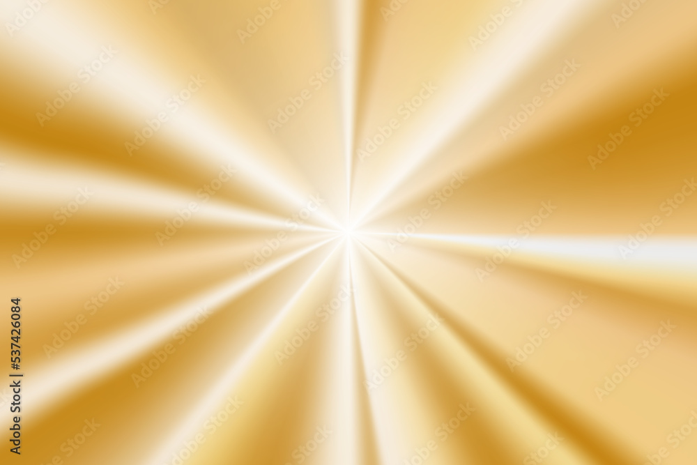 Golden radial foil gradient. Circle metal texture with conical effect ...