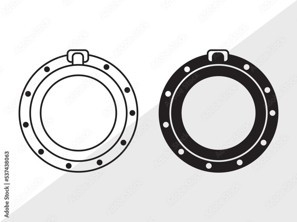 Porthole SVG, Porthole, Ship Porthole Svg, Ship Window Svg, Submarine ...