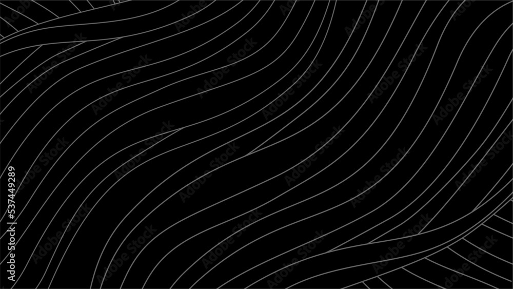 abstract wavy lines black and white background stock vector Stock ...