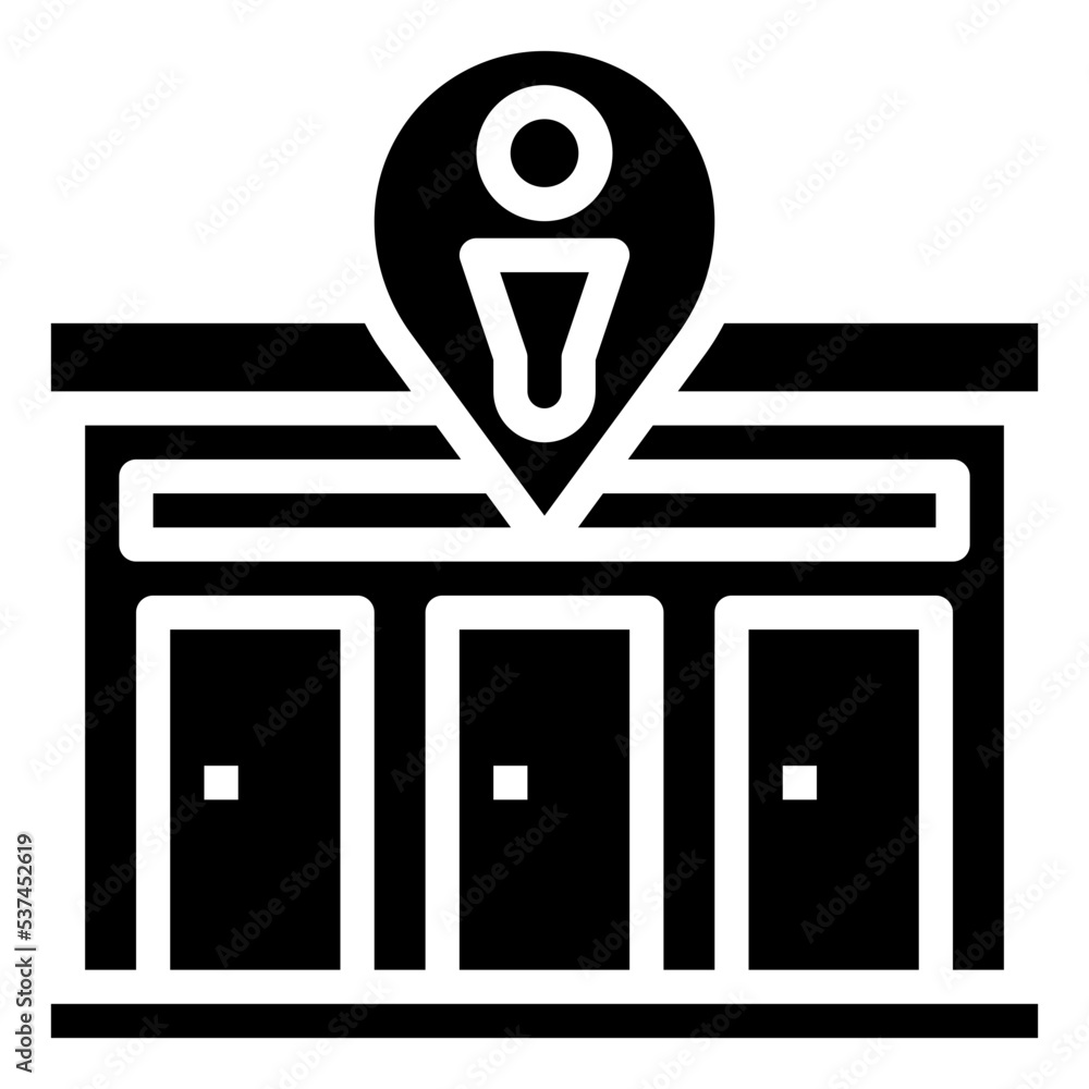 Map and Location_men toilet Stock Vector | Adobe Stock