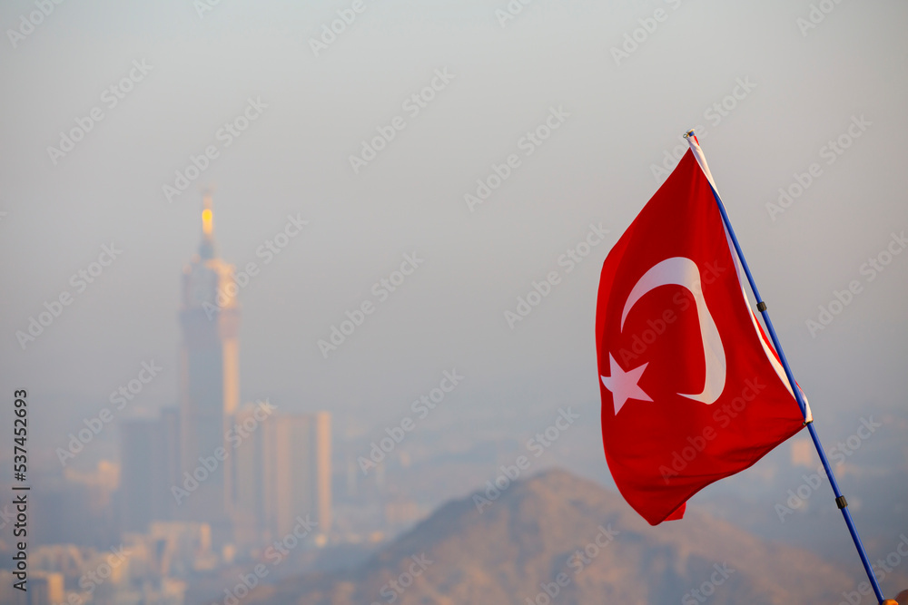 The Turkish flag is the national and official flag of the Republic of ...