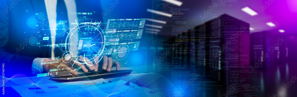 cloud computing,Digital technology,data exchange and futuristic ...