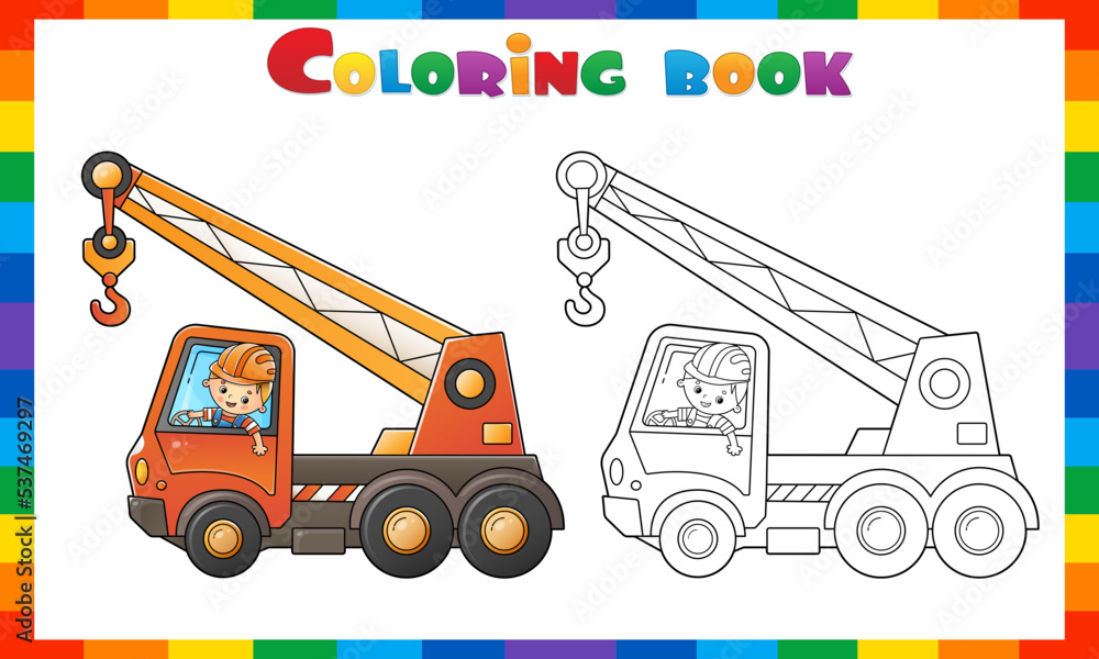 Crane Coloring Pages