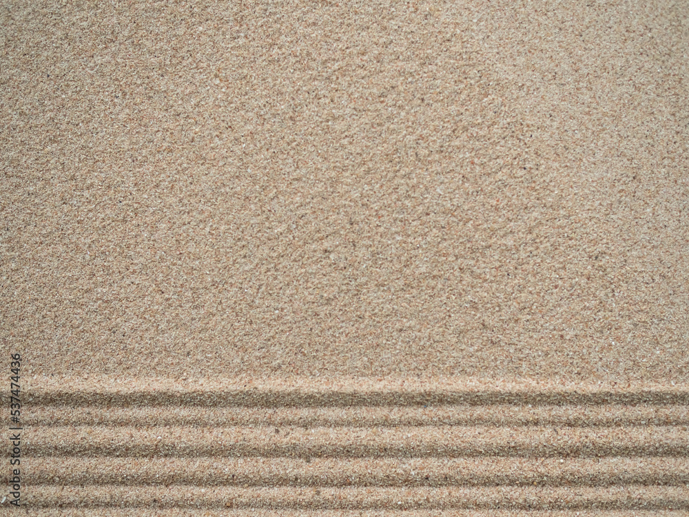 Zen Garden japanese Texture Line on Sand Background,Top View Sand ...