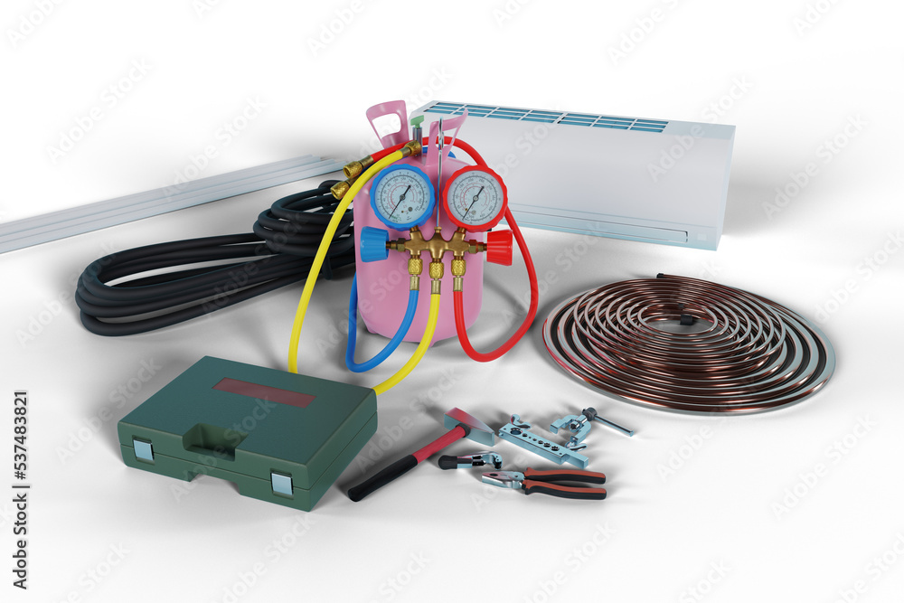 air conditioner installation tool and air conditioner transparent ...