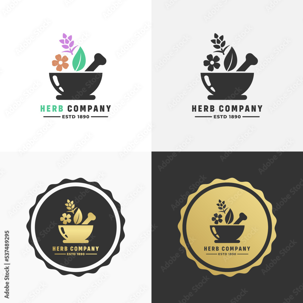 Herbs And Spices Logo Vector or Herbs And Spices Isolated Vector ...