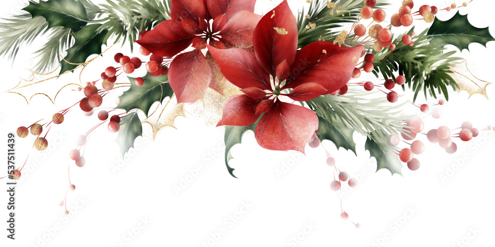 Christmas Border, Christmas frame, Christmas greeting card, can be used ...