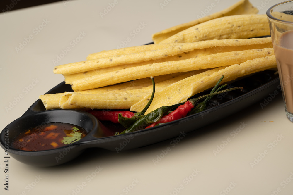 fafda Gathiya (fafda jalebi) is a very popular Gujarati snack, common ...