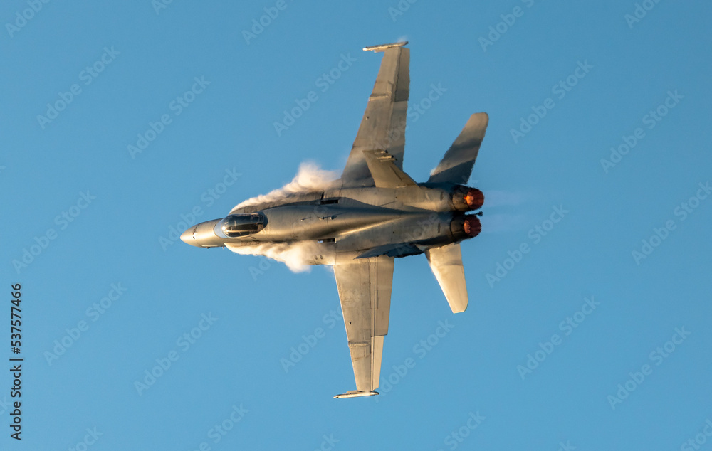 f18 fighter jet ejercito del aire airshow Stock Photo | Adobe Stock