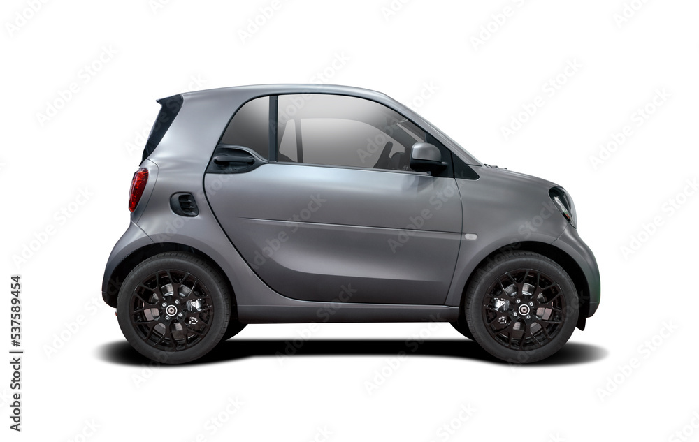 Smart Fortwo car, side view isolated on white background, 8 April 2017 ...