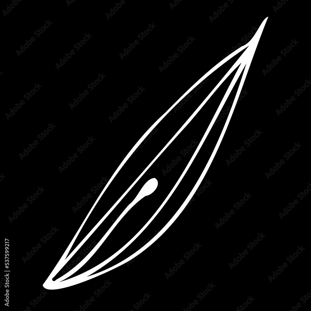 Design elements. Abstract pattern in the form of smooth black lines on ...