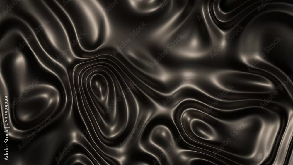 Antic metallic wavy texture. Seamless loop. Wavy surface. 3D rendered ...