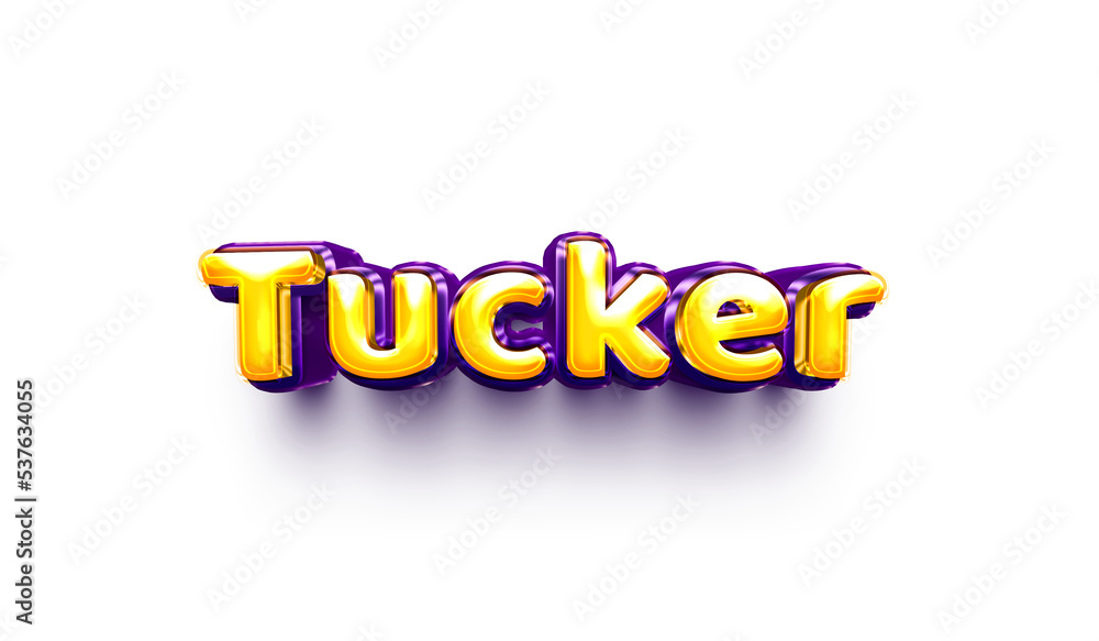 names of boys English helium balloon shiny celebration sticker 3d ...