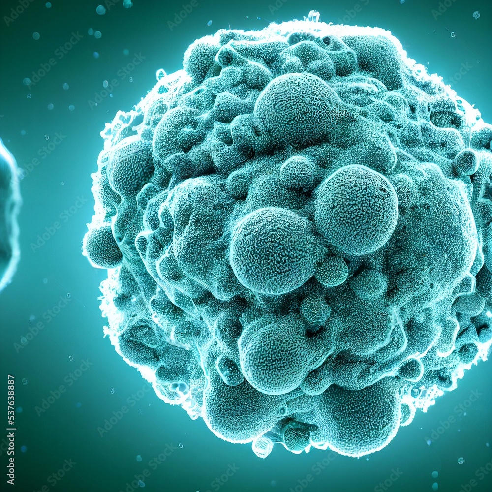 wallpaper with virus cells. Microscopic rendering. Tile background ...