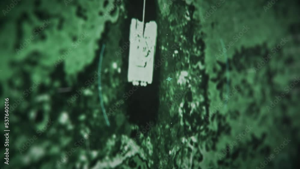 Combat Helicopter Aiming Rocket Weapon At Target Enemy Armored Tank ...