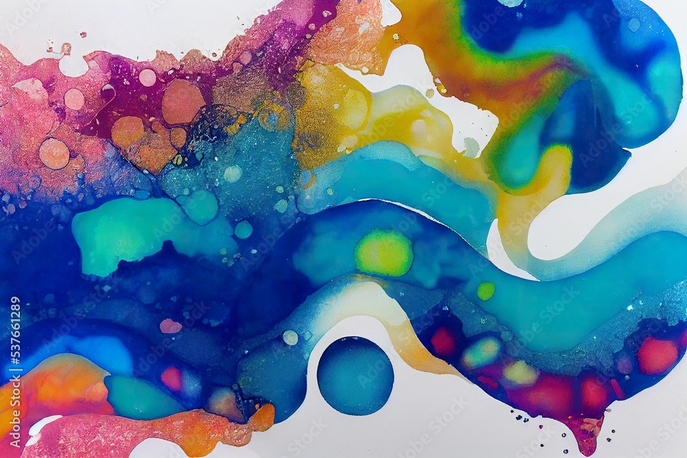 liquid ink watercolor background flowing texture abstract wallpaper art ...