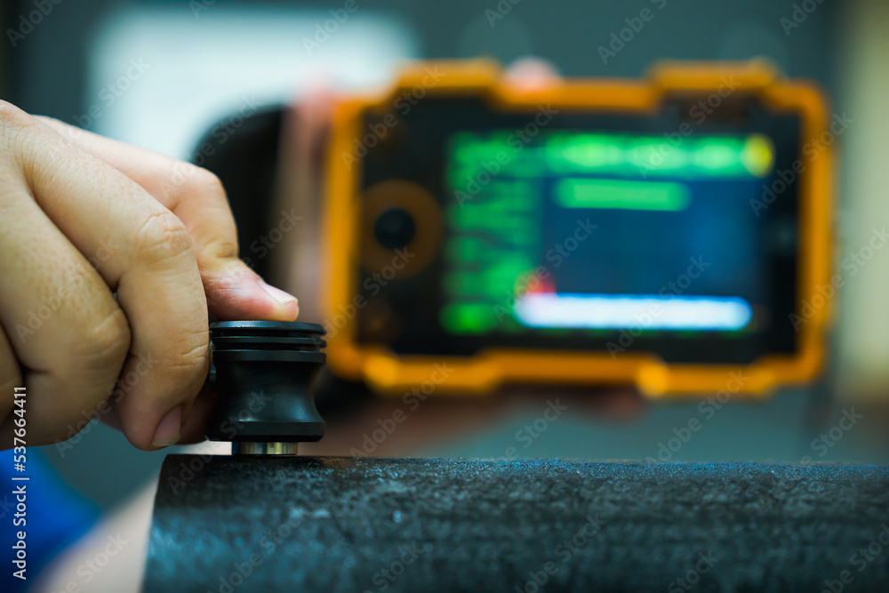 UT, Ultrasonic testing to detect imperfection or defect in piping of ...