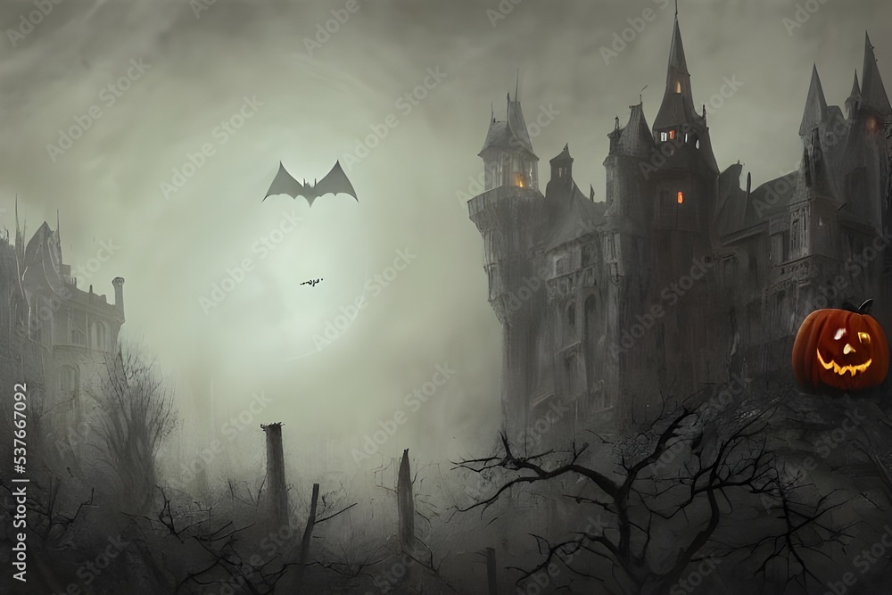 It's Halloween, and this castle is the perfect place to get scared ...
