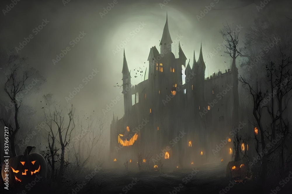 It's Halloween, and this castle looks like the perfect place to get ...